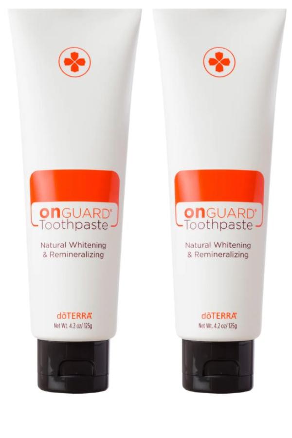 doTERRA On Guard Natural Whitening Toothpaste - 2 Pack – Home Essential ...