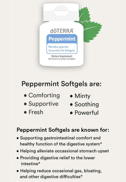 doTERRA Peppermint Softgels | dōTERRA Essential Oils – Home Essential Oils