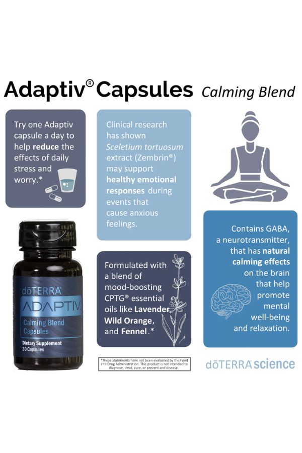 doTERRA Adaptiv Calming Blend Capsules | dōTERRA – Home Essential Oils