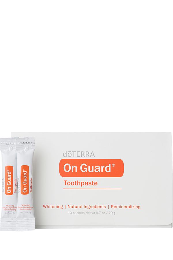 dōTERRA On Guard Natural Whitening Toothpaste Samples – Home Essential Oils